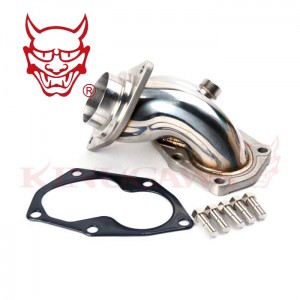 Dump pipe Subaru EJ20 EJ25 twin scroll (3″) | Kinugawa